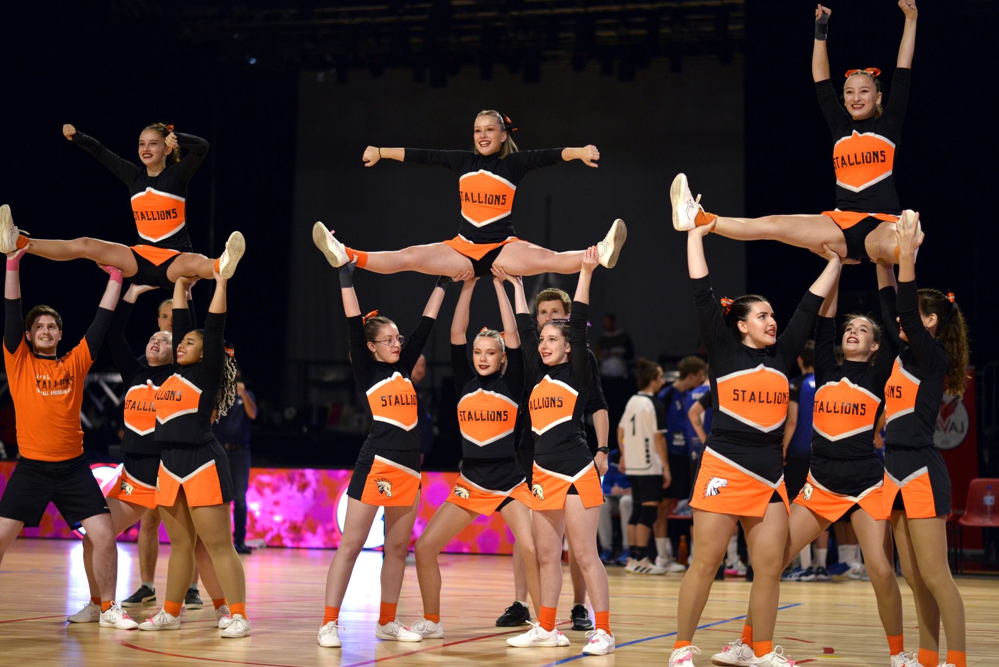 Une première qualification réussite pour l’équipe des cheerleading des ...